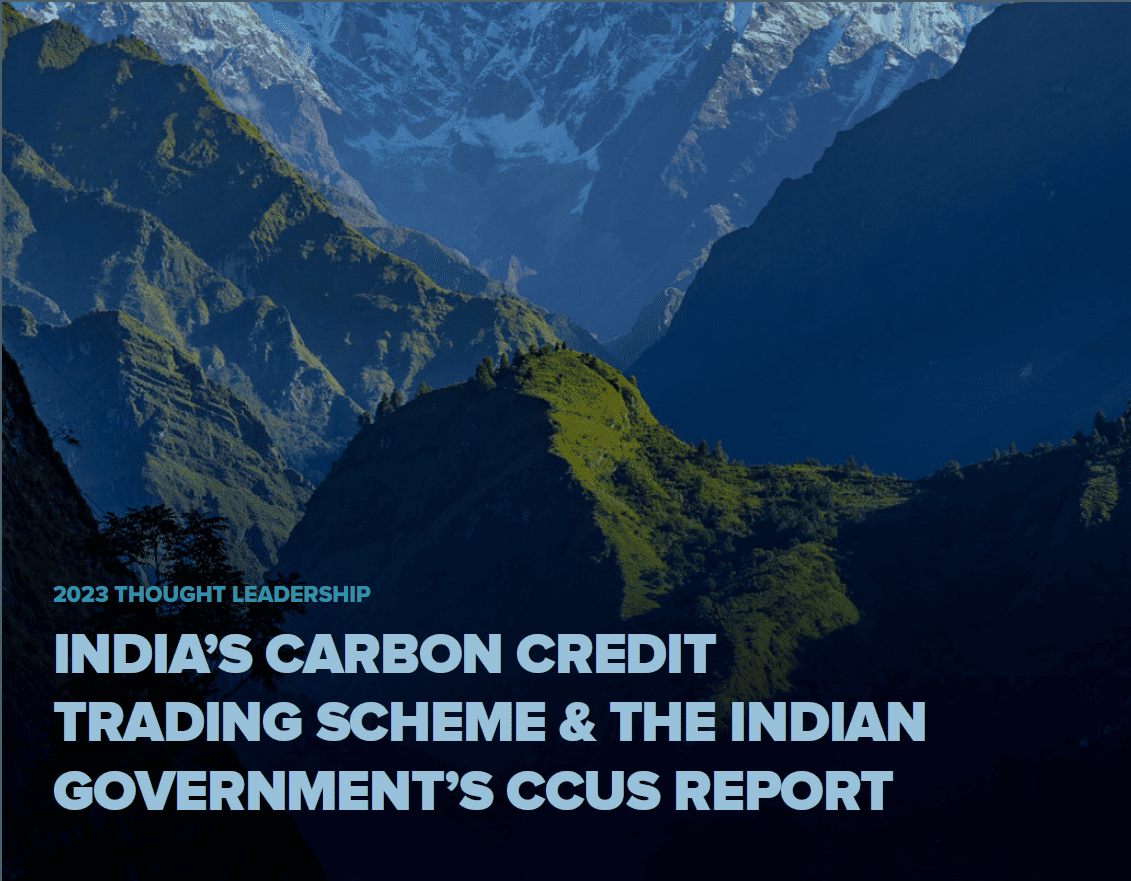 GLOBAL CCS REPORT ON INDIA’S CARBON CREDIT TRADING SCHEME 2023